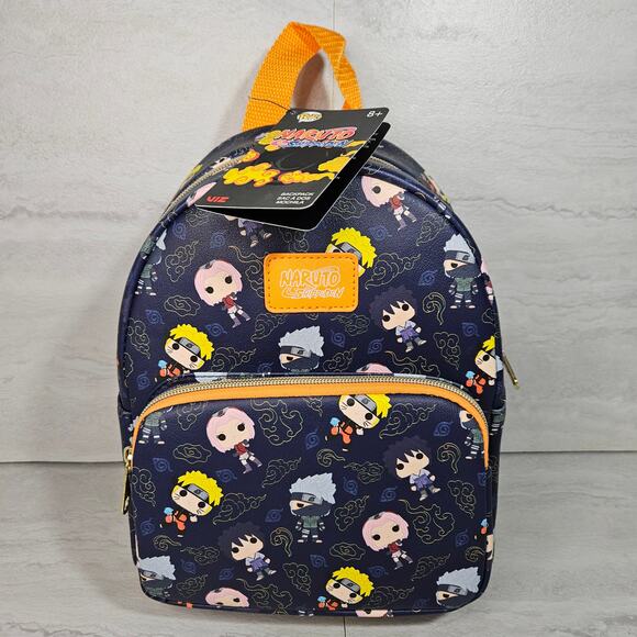 Funko | Bags | Funko Pop Naruto Backpack Sasuke Kakashi 1 Vegan Leather ...